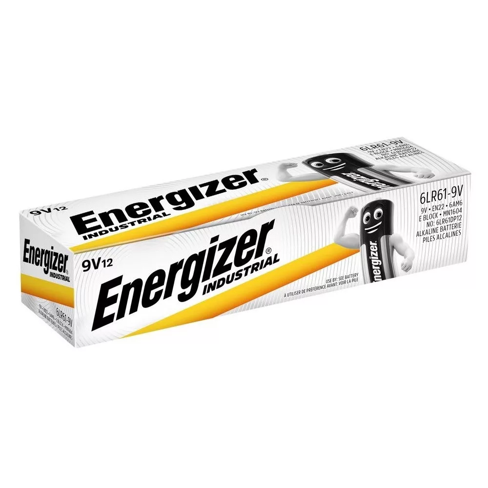Elem 9V 6LR61 Industrial 12 db/csomag, Energizer | Tonerklin